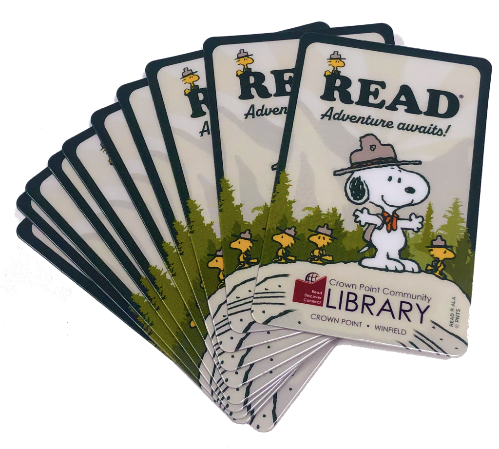 Crown Point Community Library - Get Your Camp Snoopy Library Card!