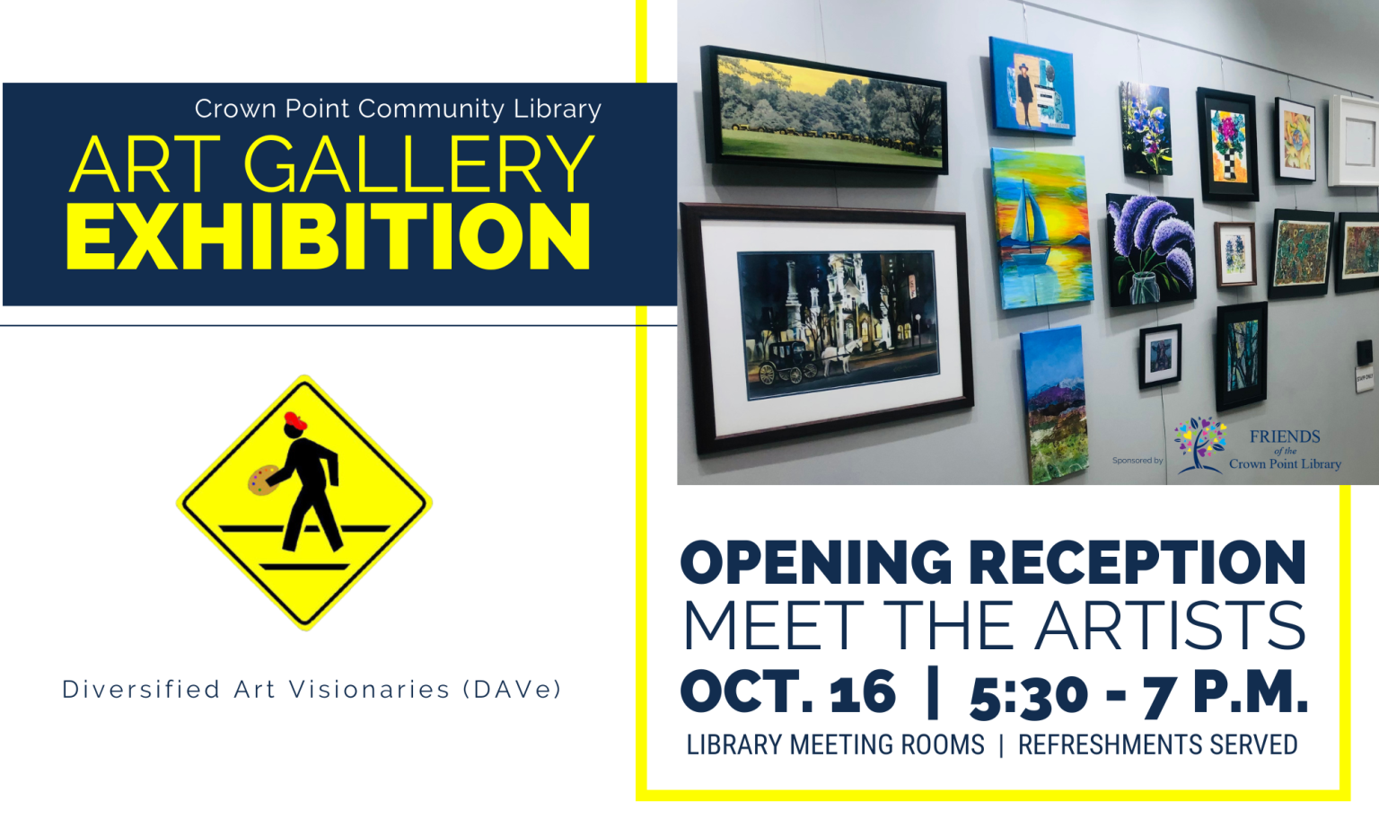 Crown Point Community Library - Art Exhibit At The Library