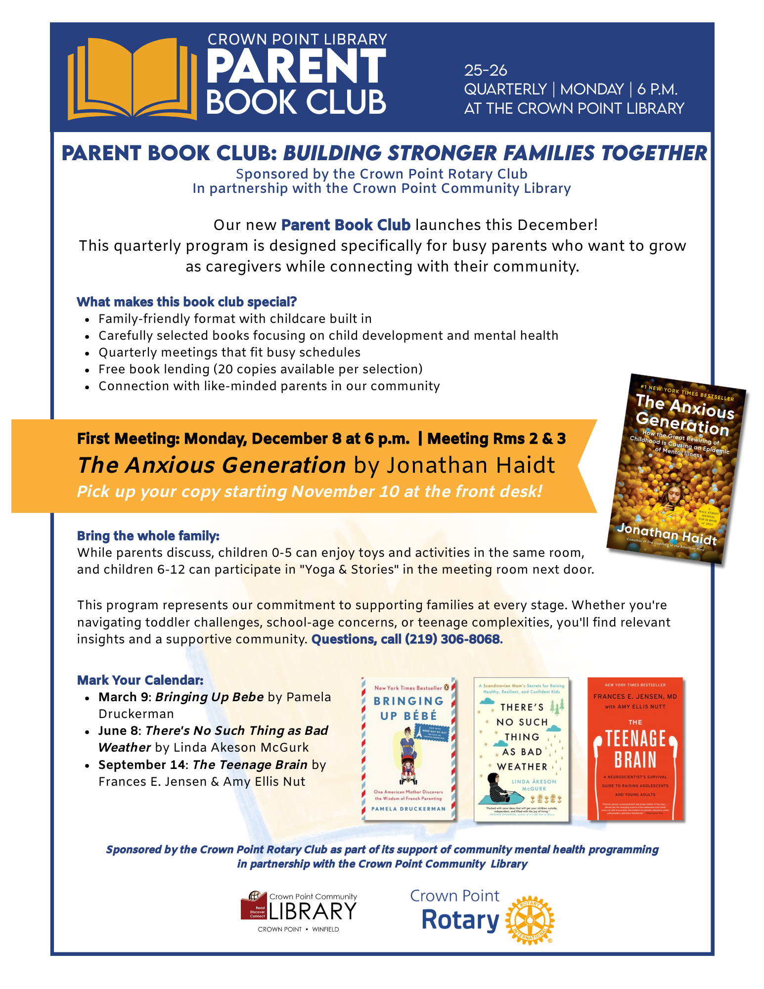 Crown Point Community Library - New Parent Book Club: Building Stronger ...